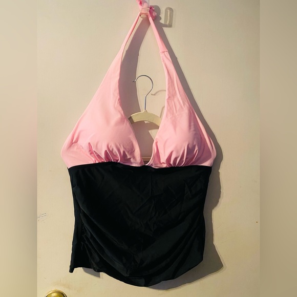 Hilor | Swim | Swim Top Pink Tie Back C44 | Poshmark